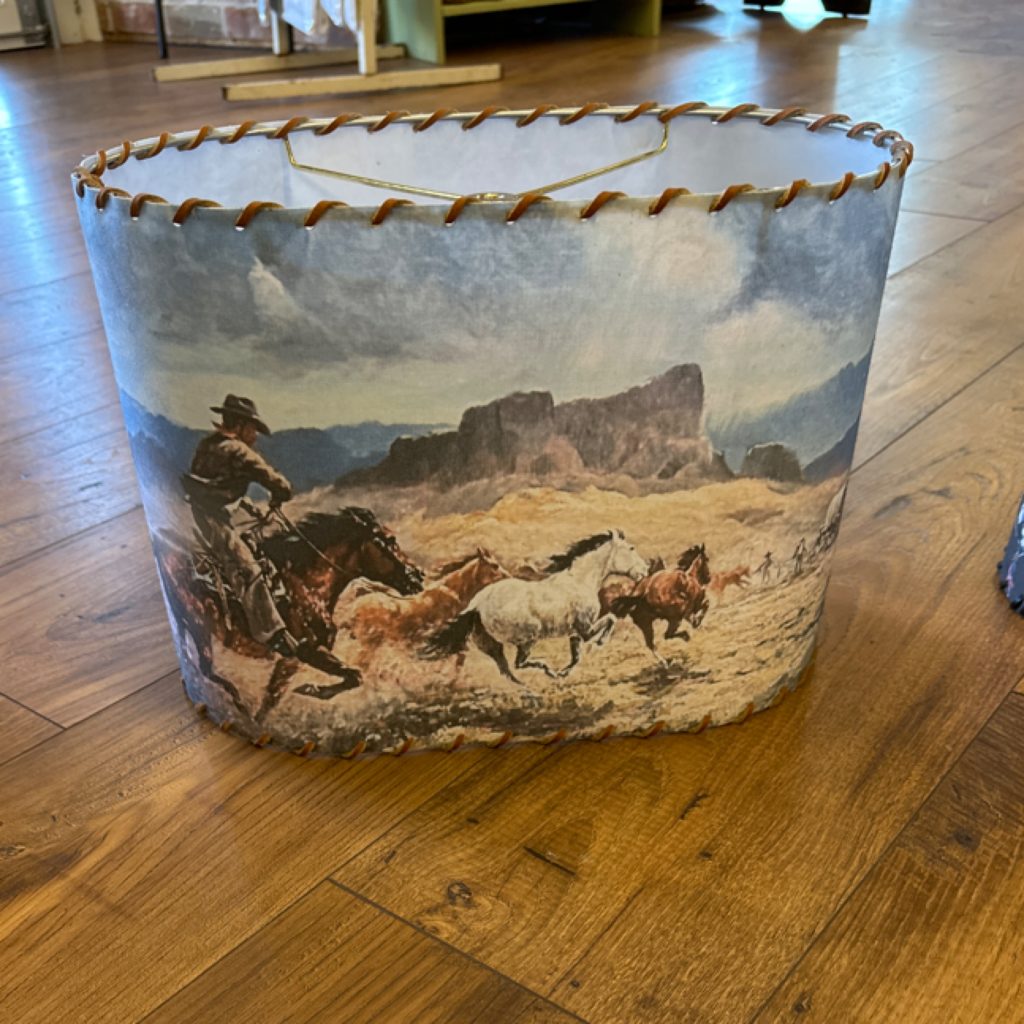 Red Dirt Ranch Oblong Lamp Shade - Western Traditions Furniture